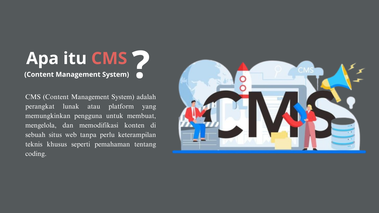Apa itu CMS? Pengertian, Fungsi dan Manfaat! - Adsind Digital